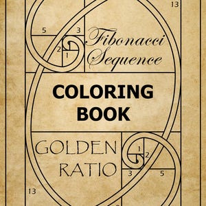 Fibonacci Sequence Coloring Book – Golden Ratio Geometry Pages, Digital ...
