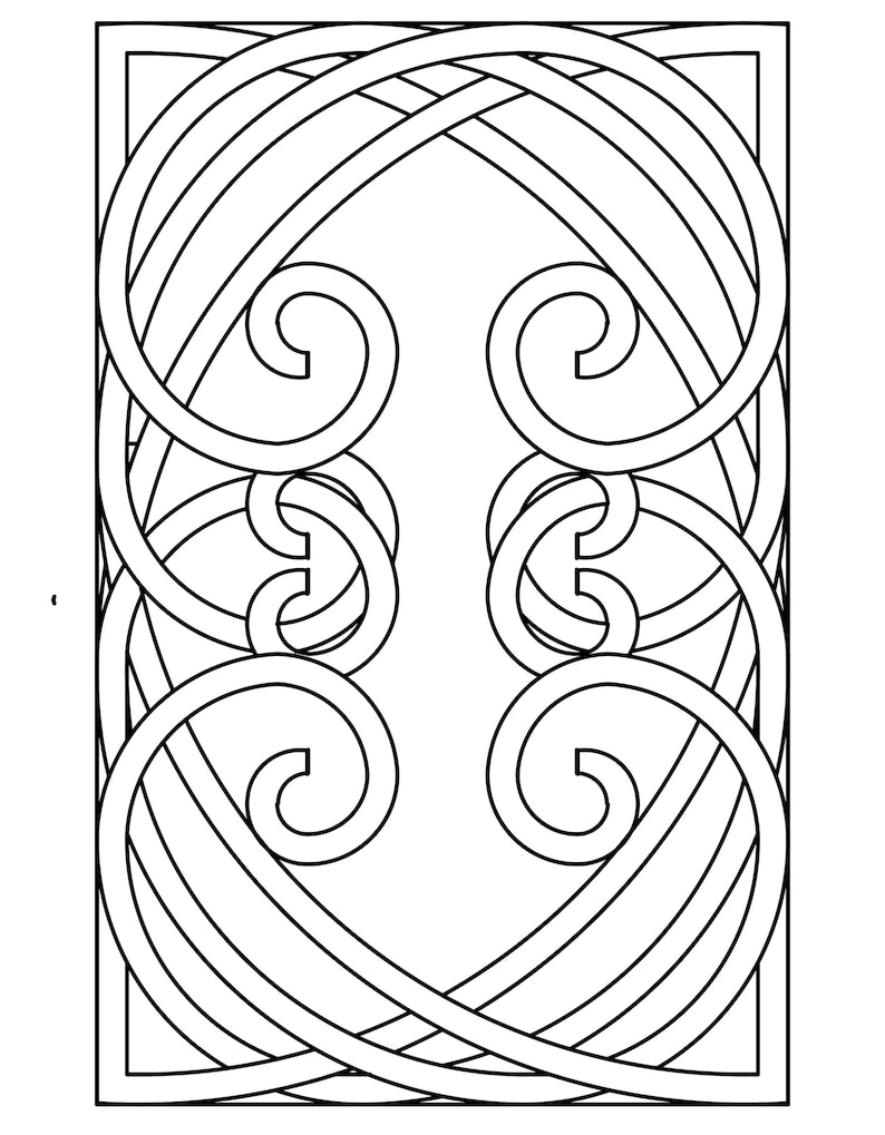 Fibonacci Sequence Coloring Book – Golden Ratio Geometry Pages, Digital ...