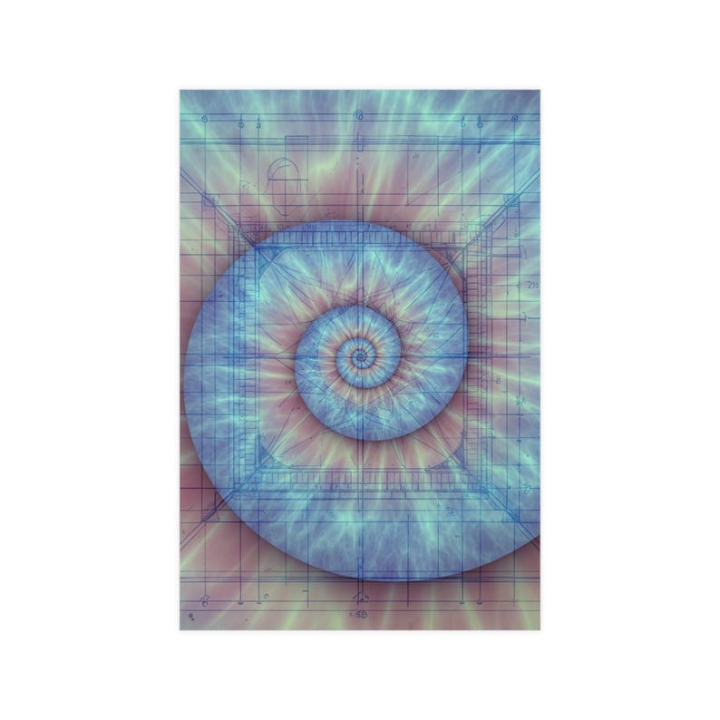 Spiral Nautilus Matte Posters, Stunning Wall Art for Home Decor ...