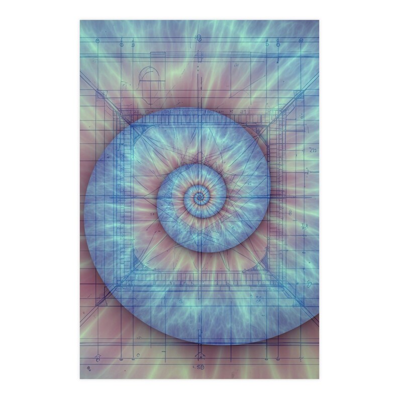 Spiral Nautilus Matte Posters, Stunning Wall Art for Home Decor ...