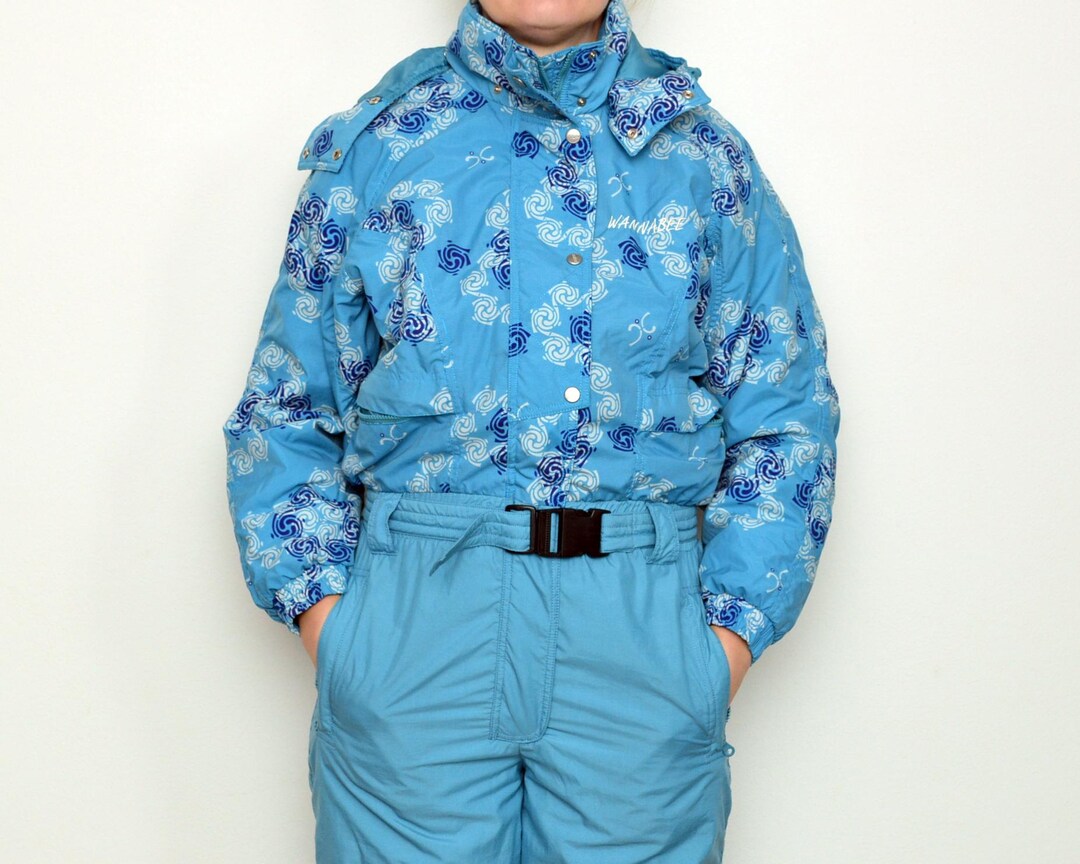 Women's Vintage One Piece Ski Suit Size D 42 M 80s 90s Snowsuit - Etsy
