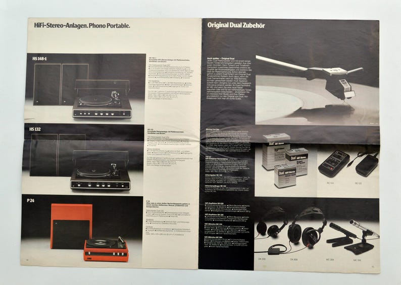 Vintage DUAL Hi-fi German CATALOGUE 1981/82 Audio Entertainment - Etsy