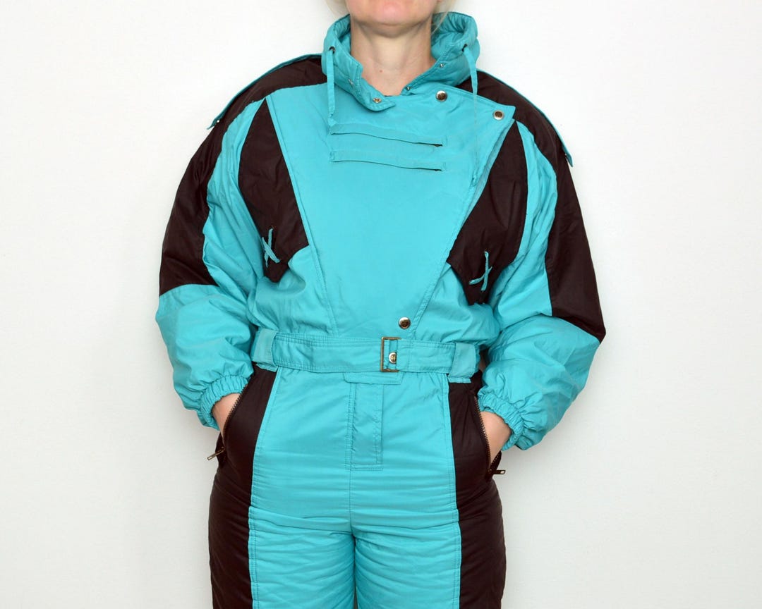 Vintage Ski Suit for Women: 80s 90s Snowsuit (size USA 14) - Etsy