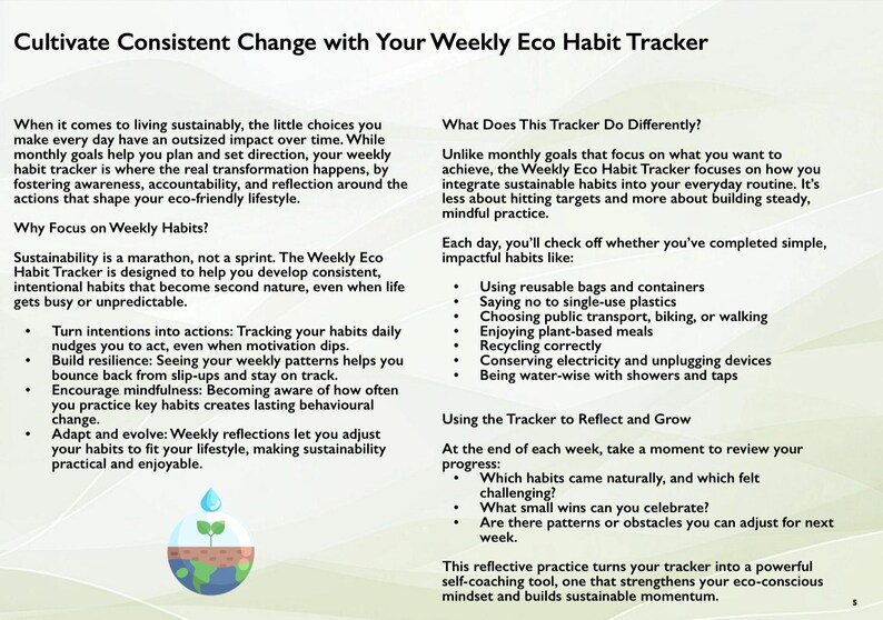 The Eco-lifestyle Planner: A Digital Tool Kit for Sustainable Habits ...