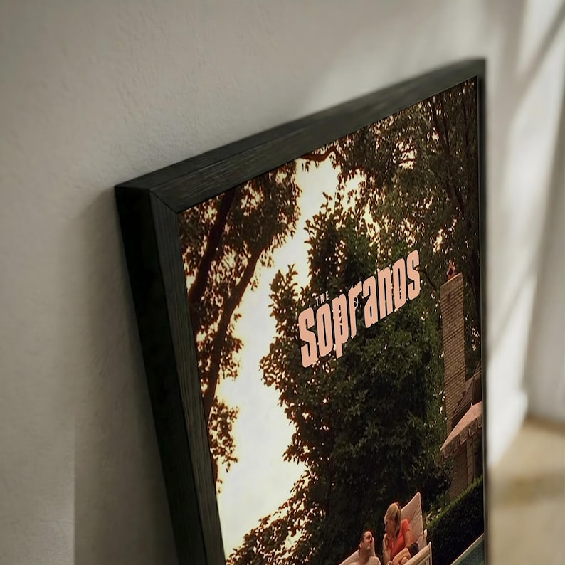 The Sopranos Backyard Silence Poster | Iconic TV Series Wall Art ...