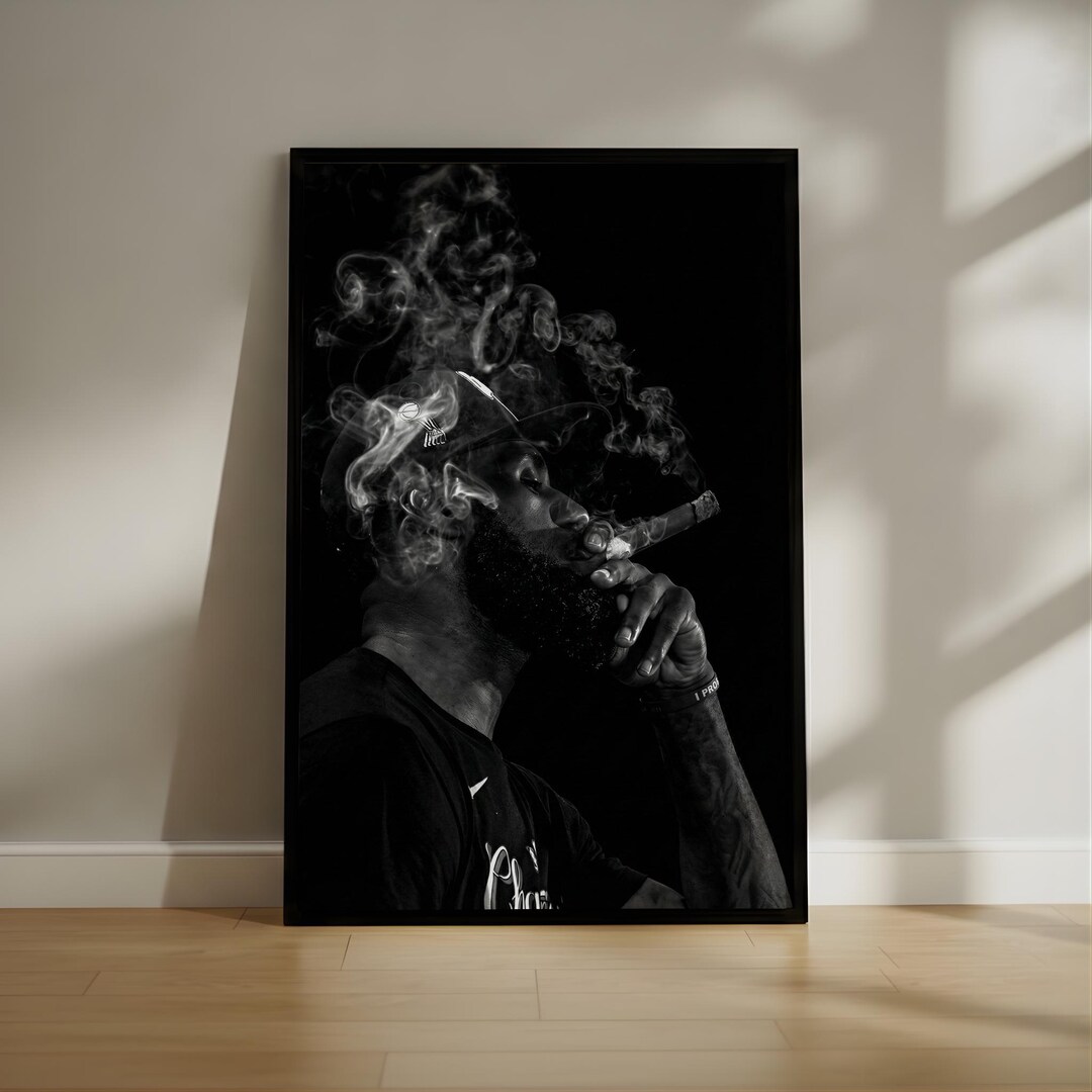Lebron James Focus Mode Poster | Black and White Motivational ...