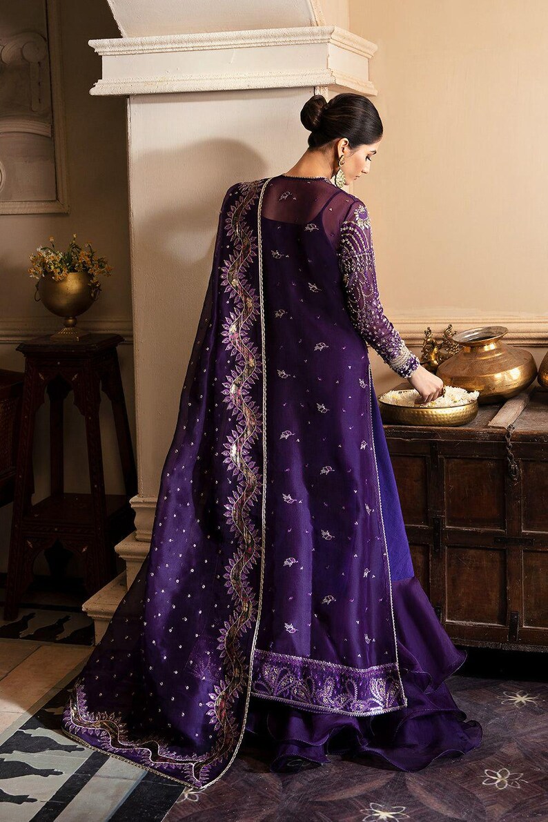 Pakistani Formal Dress, Bridal Suit, Designer Nikkah Engagement Mehndi ...