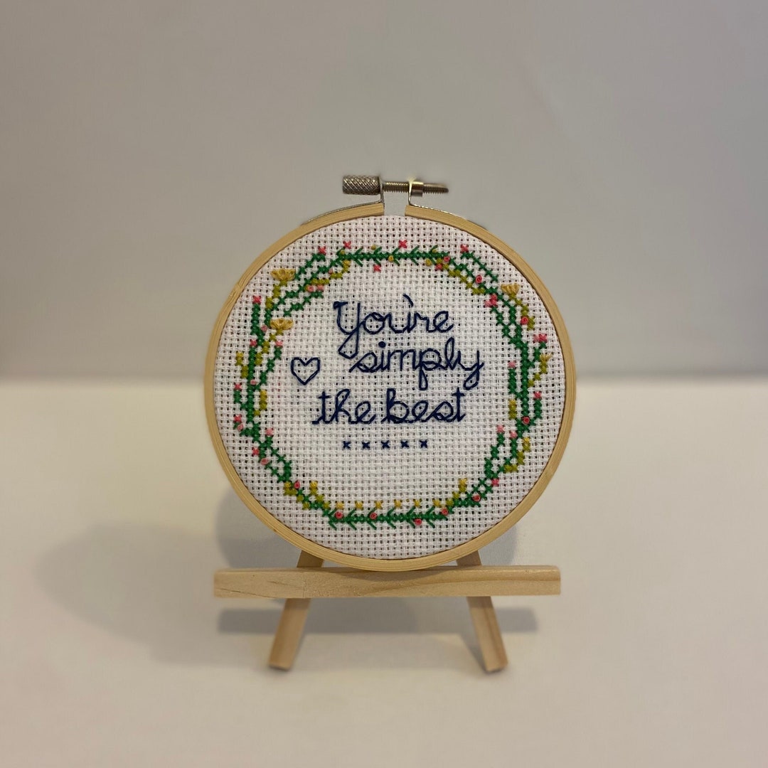 Simply the Best Cross Stitch - Etsy
