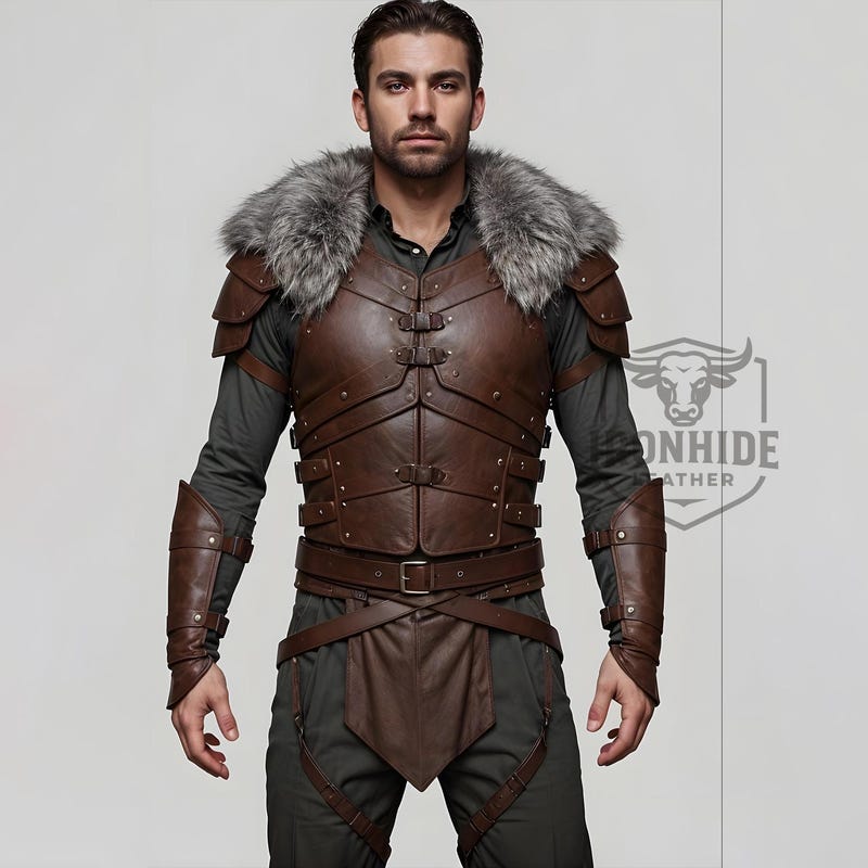 Real Leather Viking Armor - Etsy