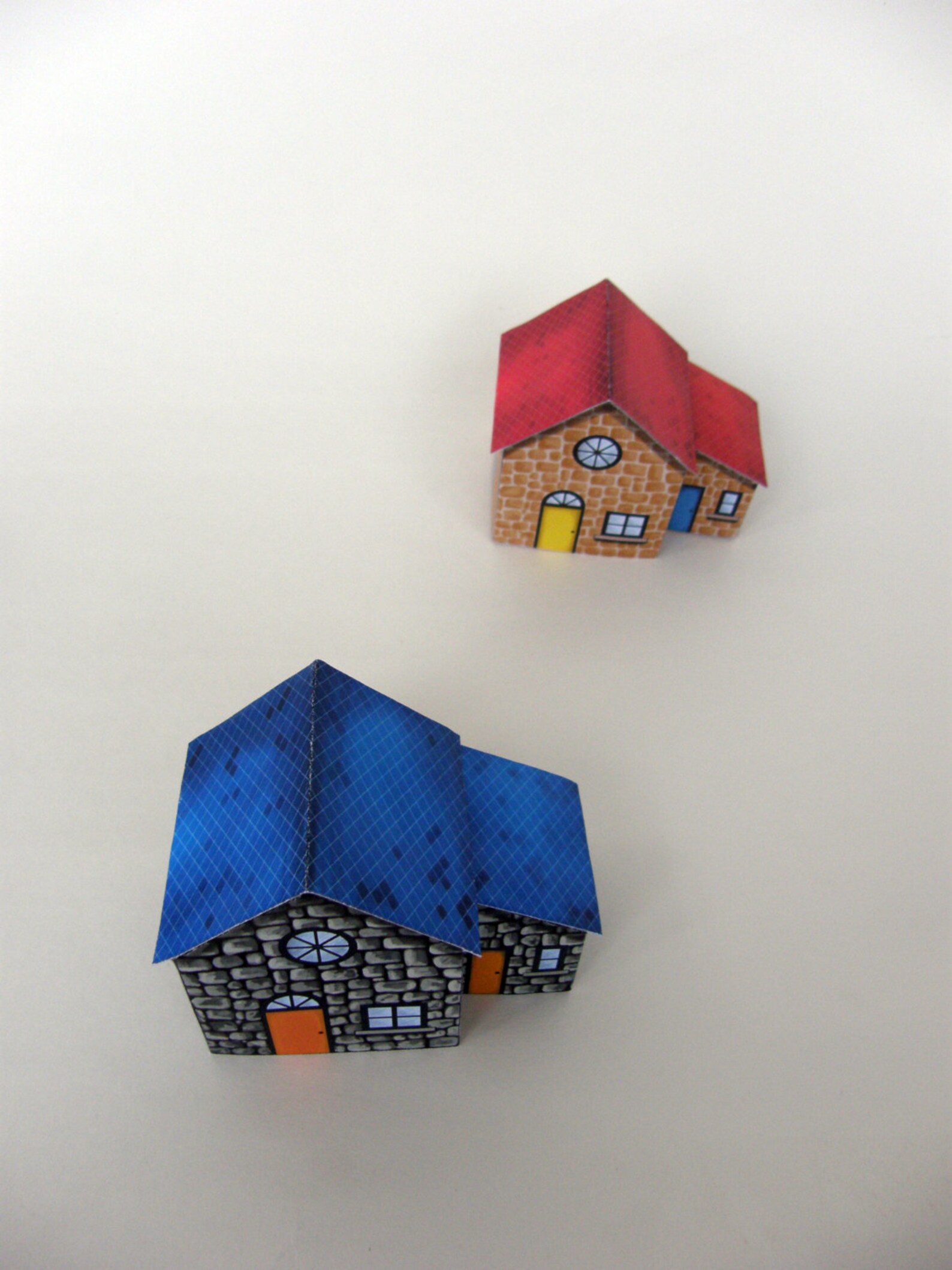 Paper Cottage Toy or Decor printable DIY paper house | Etsy