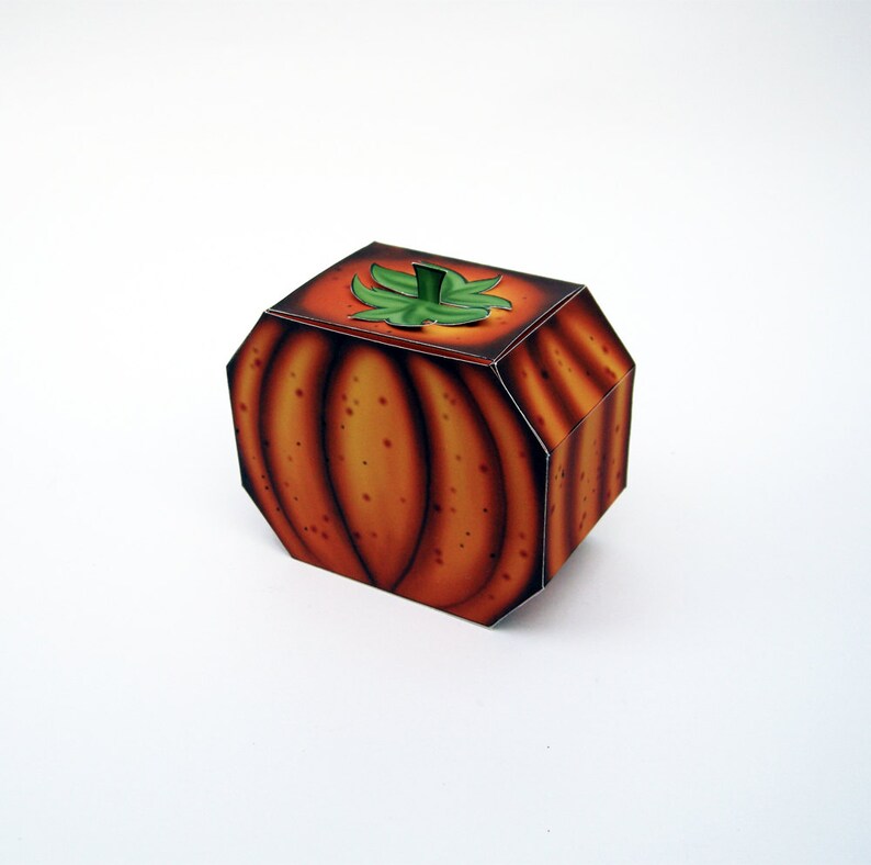 Halloween Printable Candy Box DIY Paper Pumpkin Box Jack O - Etsy