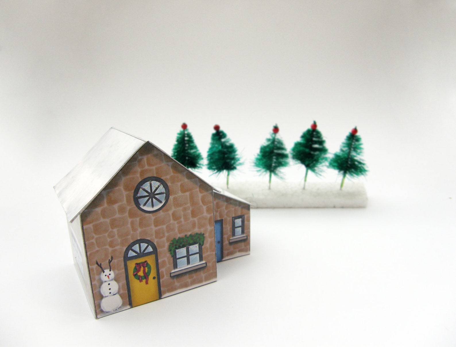 Printable Paper Toy House DIY Paper Decor Toy Cottage Printable ...
