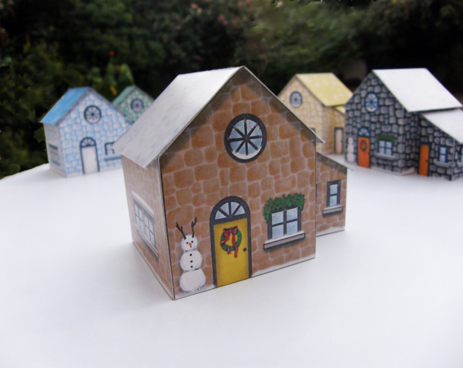 Printable Paper Toy House DIY Paper Decor Toy Cottage Printable ...
