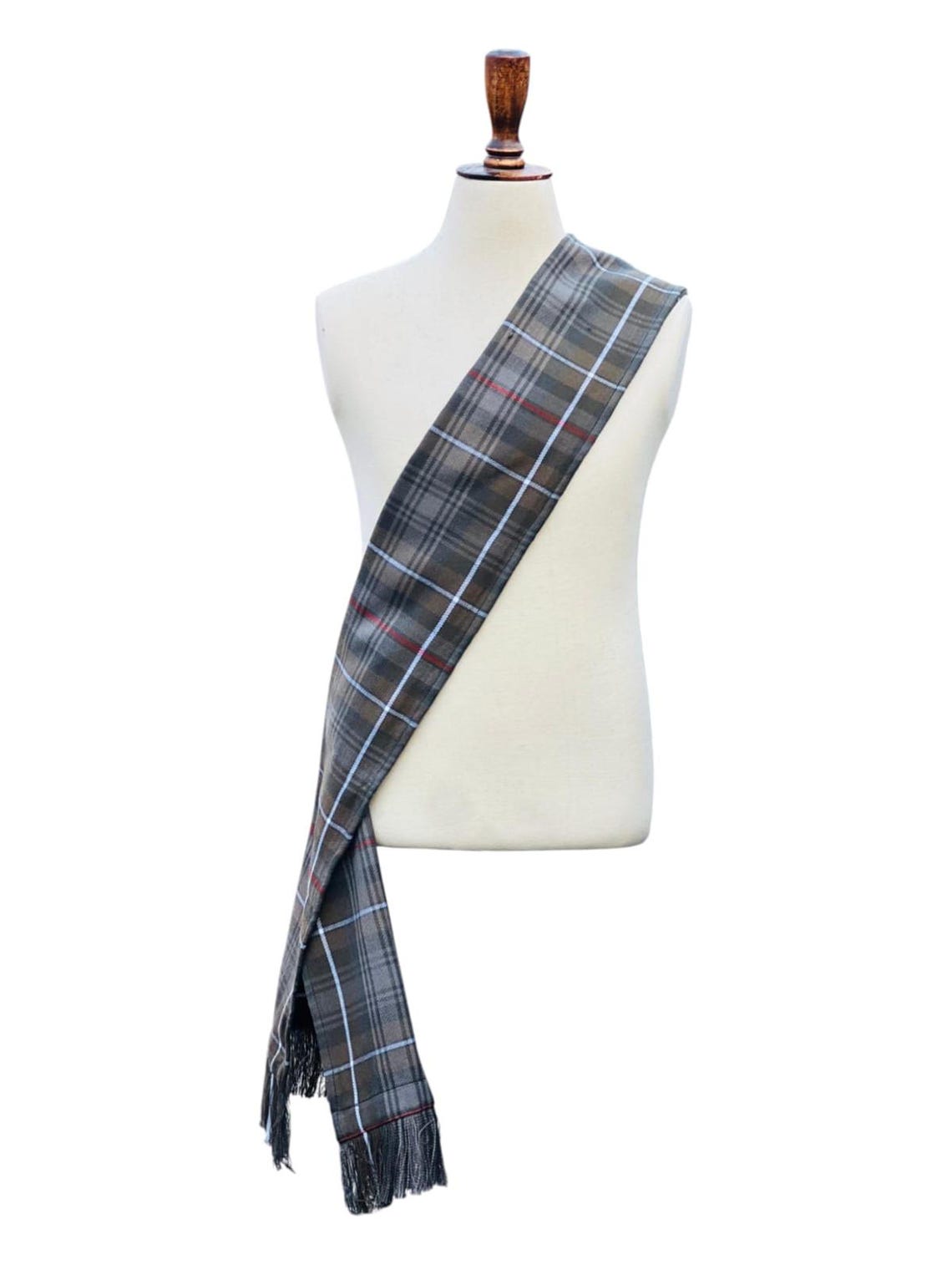 Scottish Women's Tartan Sash: Highland Plaid Ladies Clan Sash Full Size ...