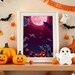 Halloween Wall Art Bundle – Spooky and Whimsical Halloween Decor Set (7 ...