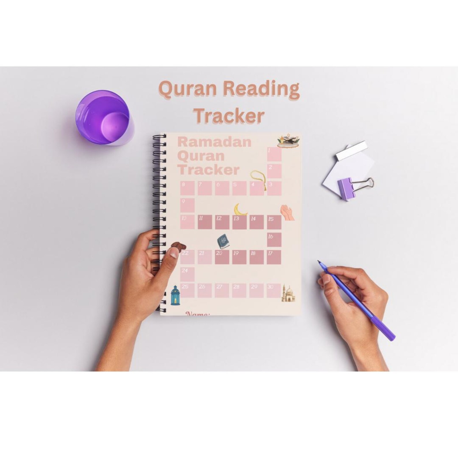 Ramadan Kids Printable Pack With Prayer Chart, Quran Tracker and ...