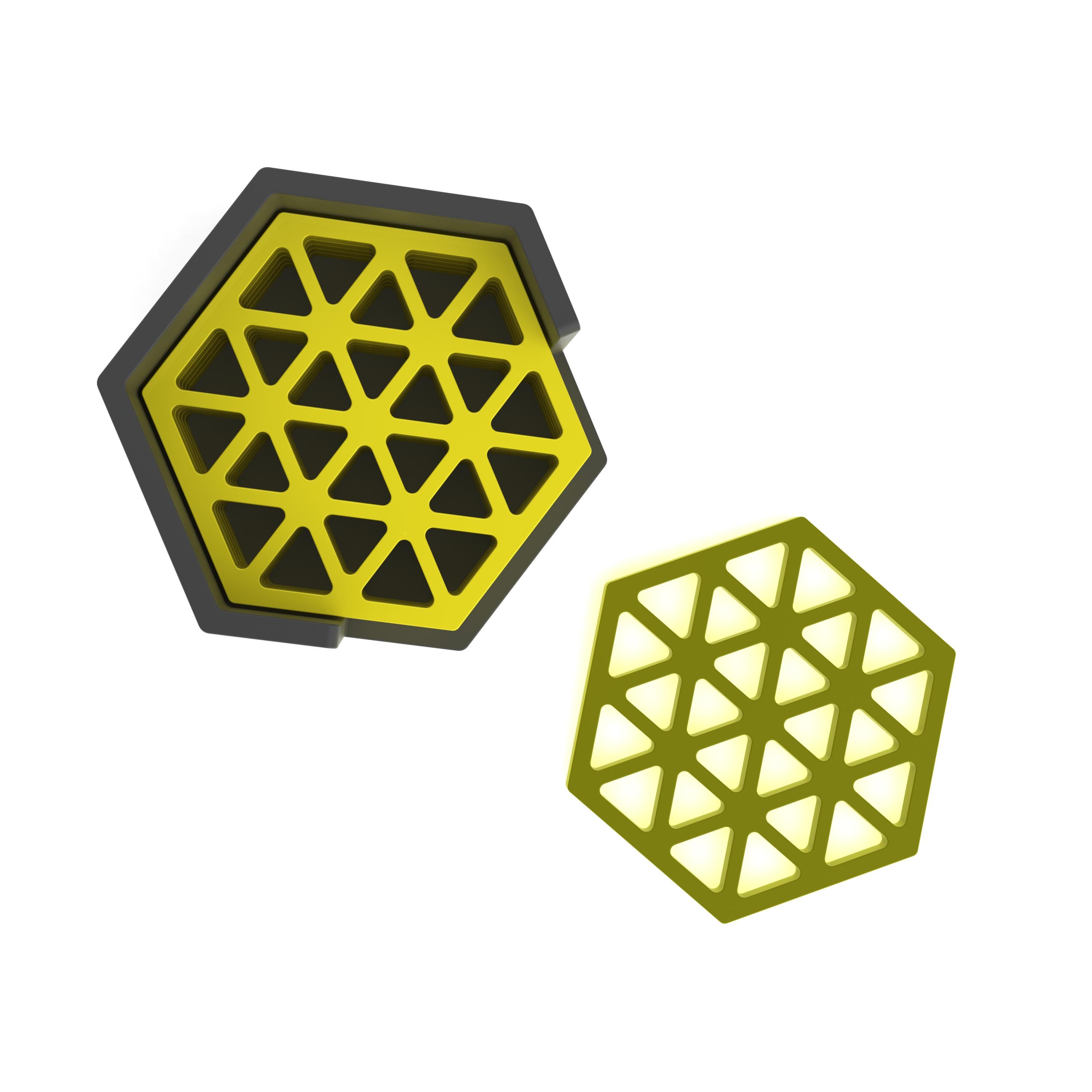 3D Printed Coaster STL File Set Modern Drink Coaster for Mugs & Glasses ...