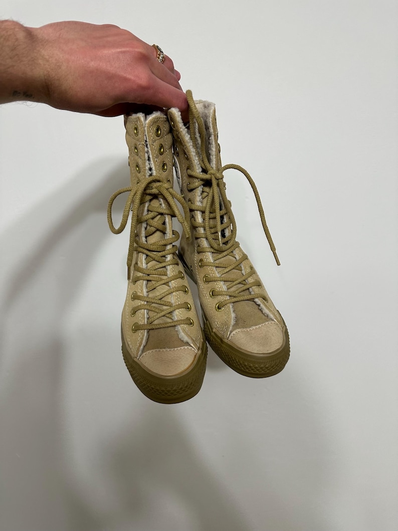 Converse Chuck Taylor All Star – Beige High Top Sneakers - Etsy