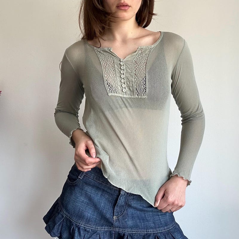 Henley tops 2000s style - Etsy.de