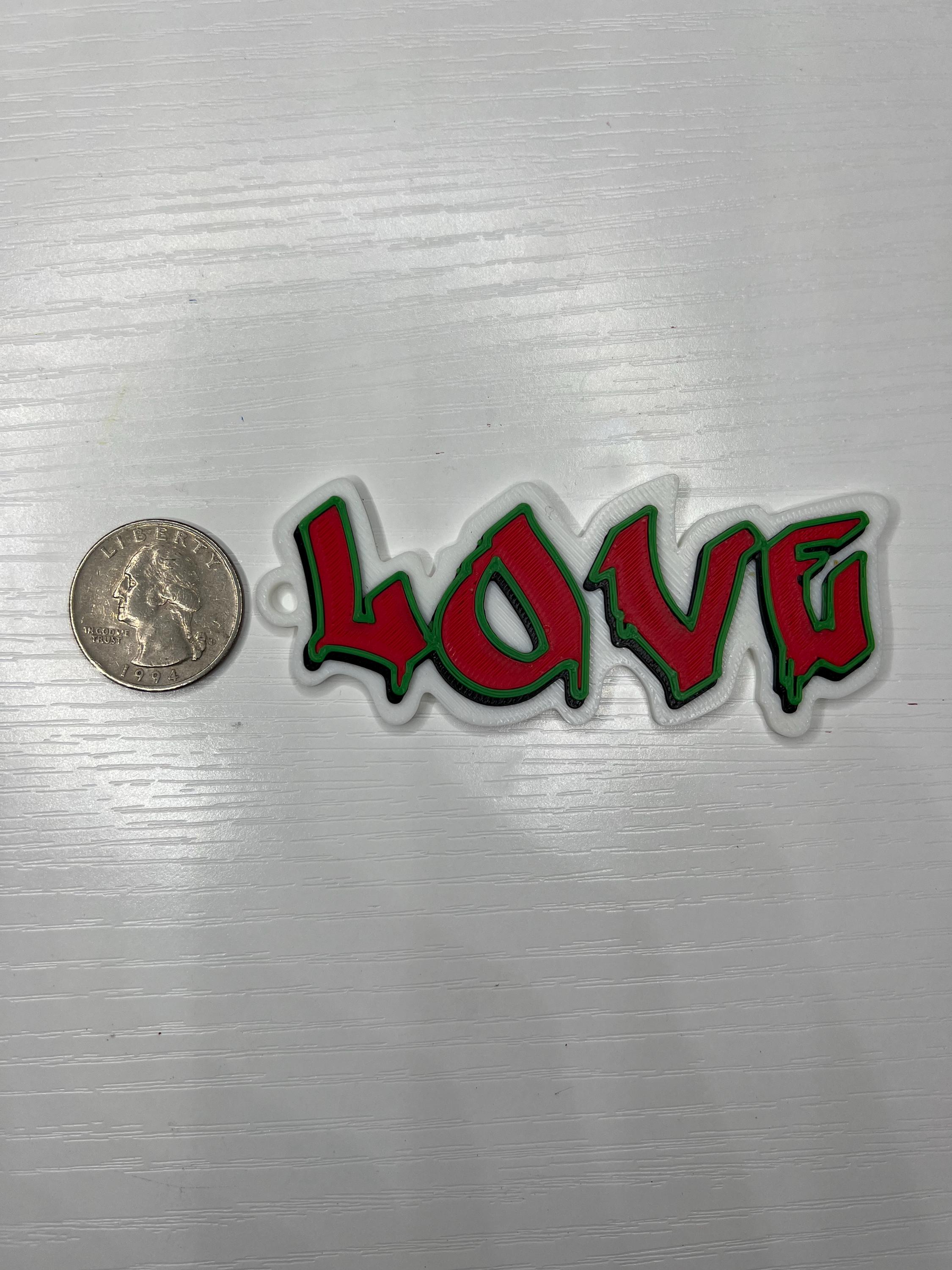 3D Printed Graffiti Keychains - Custom Street Art Name Tags - Etsy
