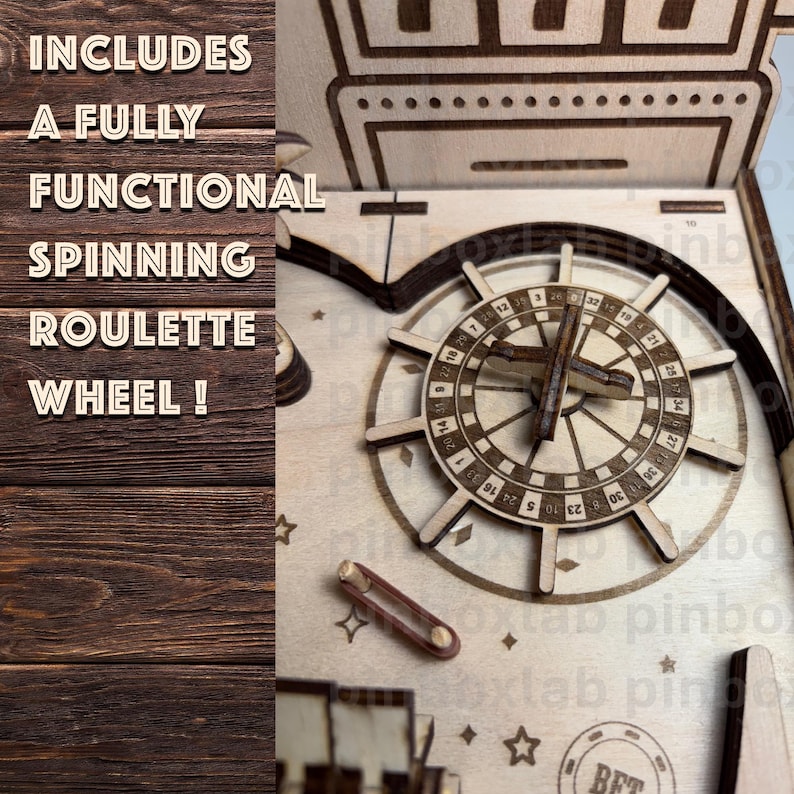 Casino Pinball Machine - Fully Functional With Spinning Roulette ...