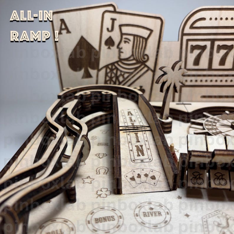 Casino Pinball Machine - Fully Functional With Spinning Roulette ...