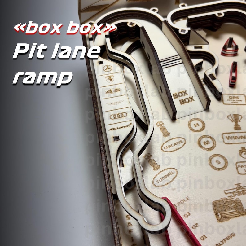 Formula 1 Pinball | Laser Cut Pinball Plans – Wooden Tabletop Pinball ...