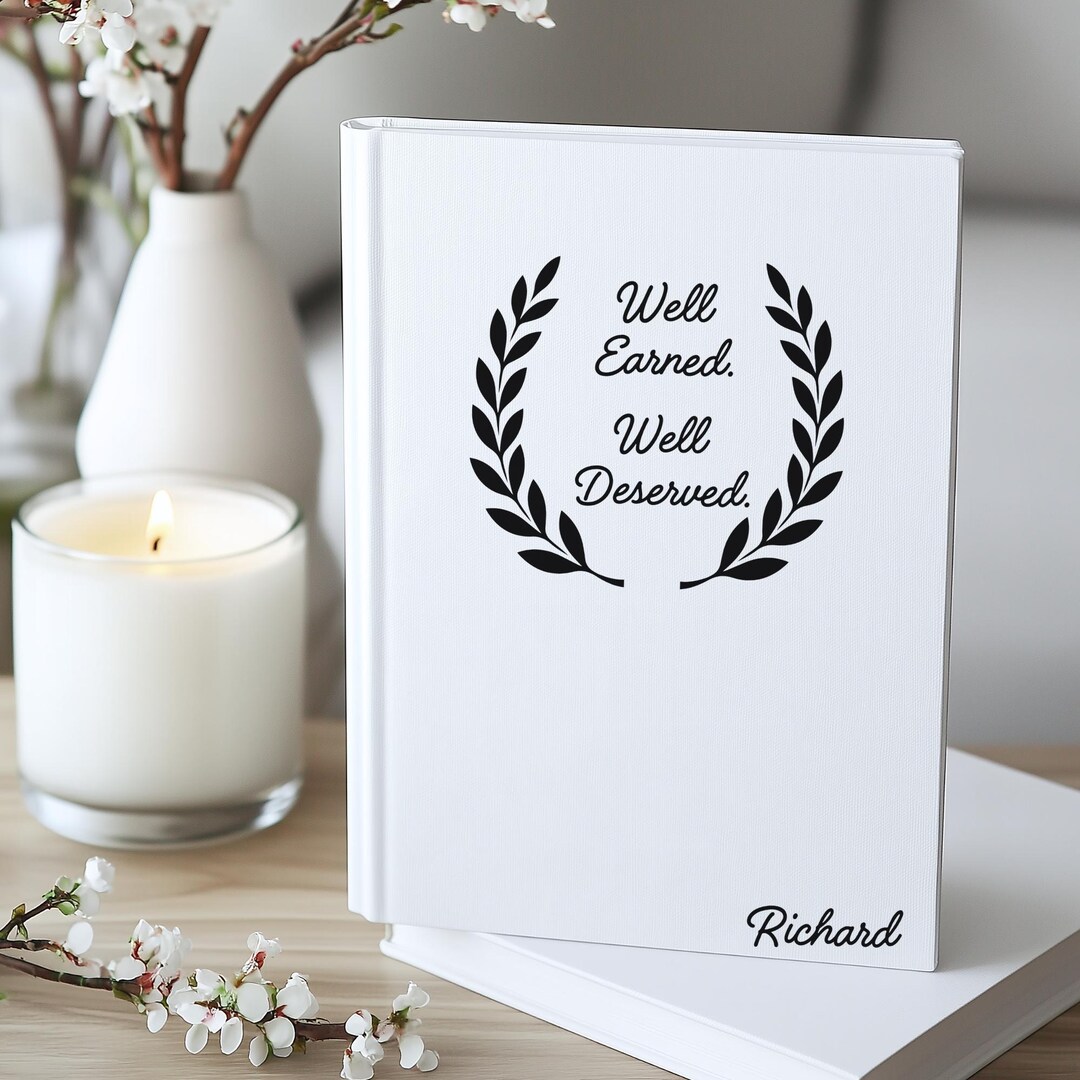 Personalized Retirement Journal, Custom Hardcover Retirement Gift ...
