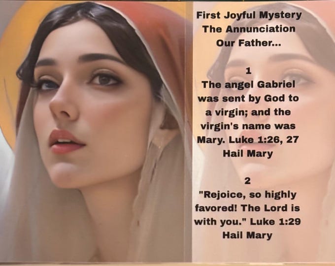 Rosary Mystery Tile Set – Joyful, Sorrowful, Glorious – Catholic Gift ...