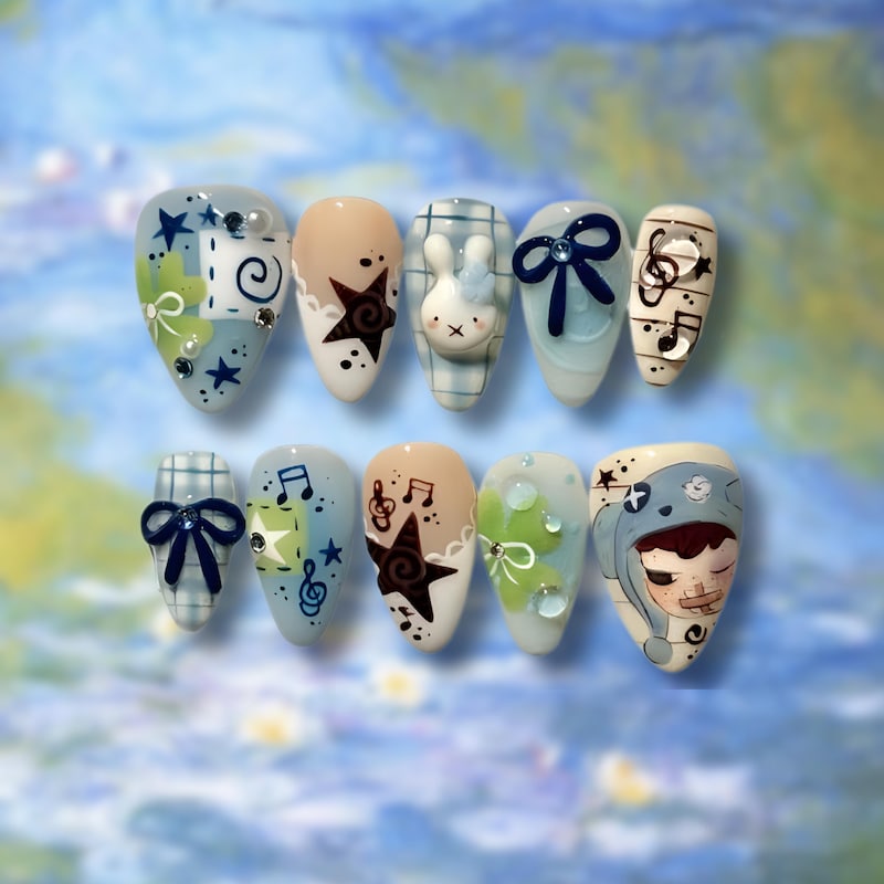 Miffy 3d Nails - Etsy