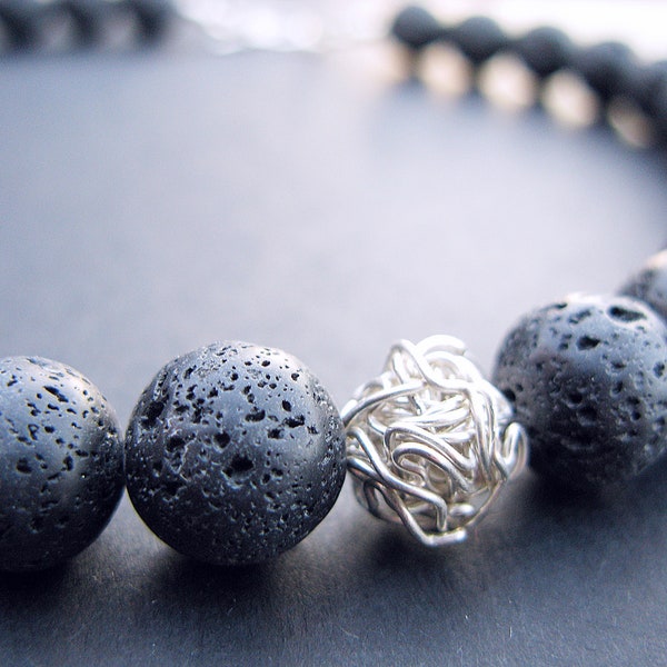 Lava Rock Necklace - Etsy
