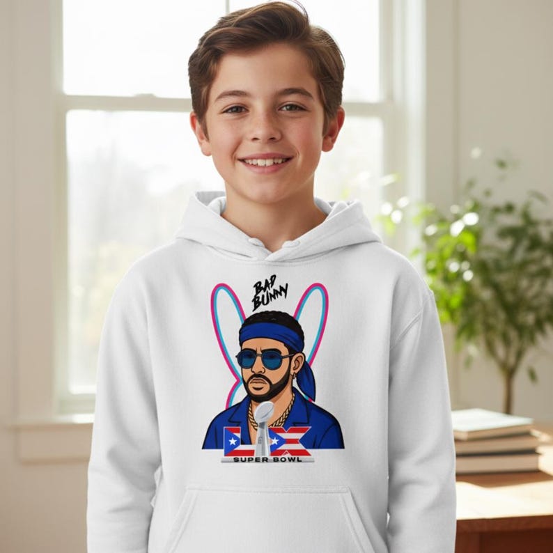 Bad Bunny Super Bowl Bundle | PNG SVG Clipart | Latino Music Fan Art ...