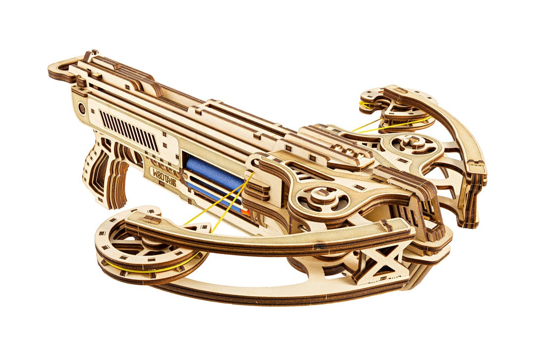 Bullet Boltcaster: DIY Gift Laser Cut 3D Wooden Puzzle - Etsy