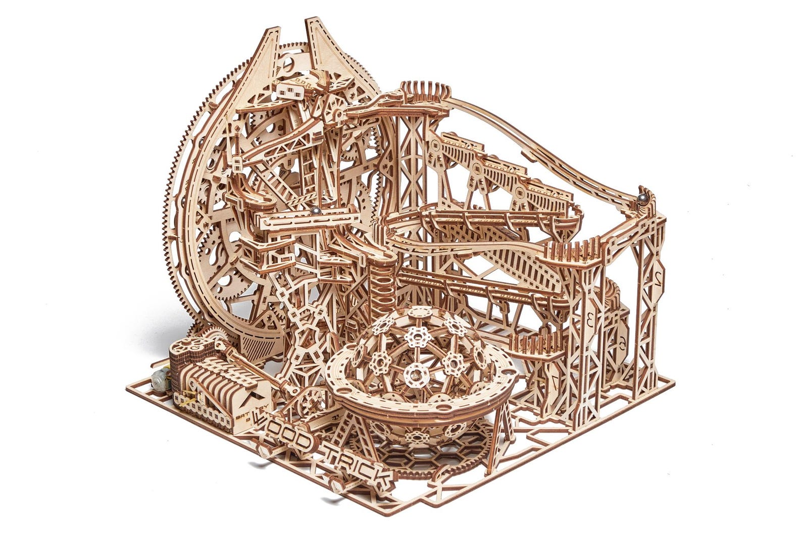 Galaxy Marble Run: DIY Gift Laser Cut 3D Wooden Puzzle - Etsy