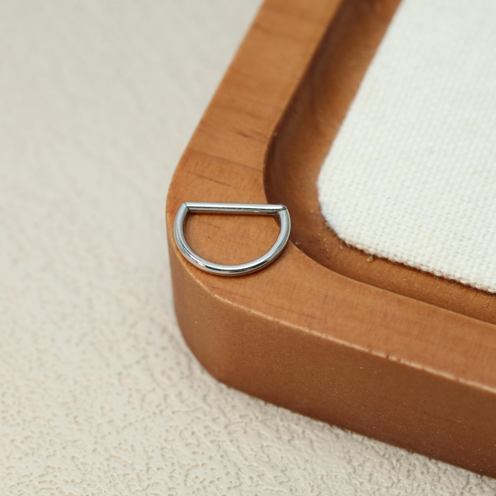 Half-round Nose Ring Minimalist Nose Ring Hinged Clicker Hoop Septum ...