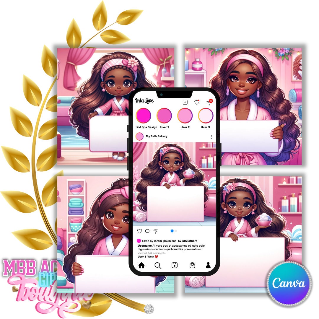 Kid Spa Digital Paper, DIY Kid Spa Content, Kid Spa Digital Paper ...