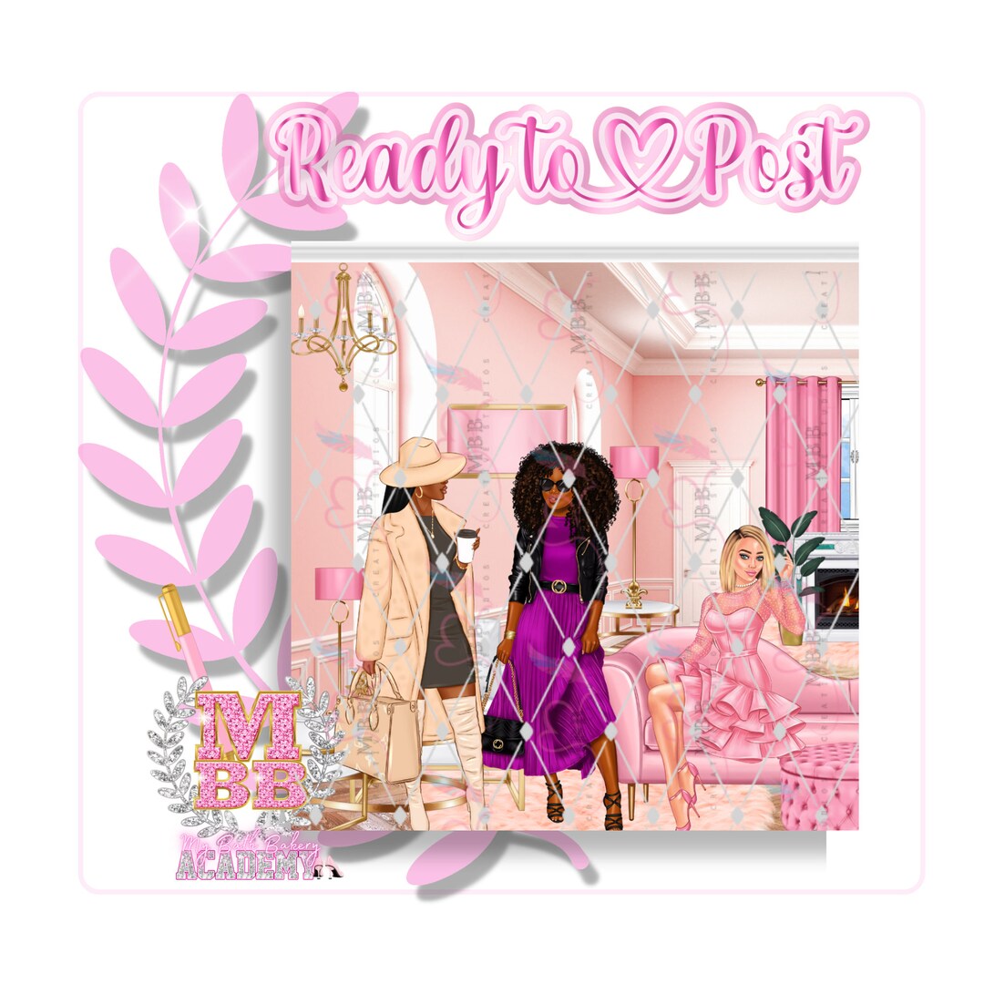 Girls Night Post, Girls Trip Template, Social Media Post, Premade ...