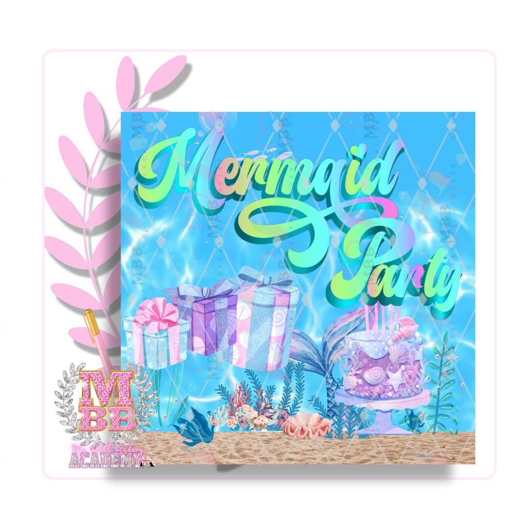 Little Mermaid Flyer, Premade Flyer, Little Mermaid, Lil Mermaid Flyer ...