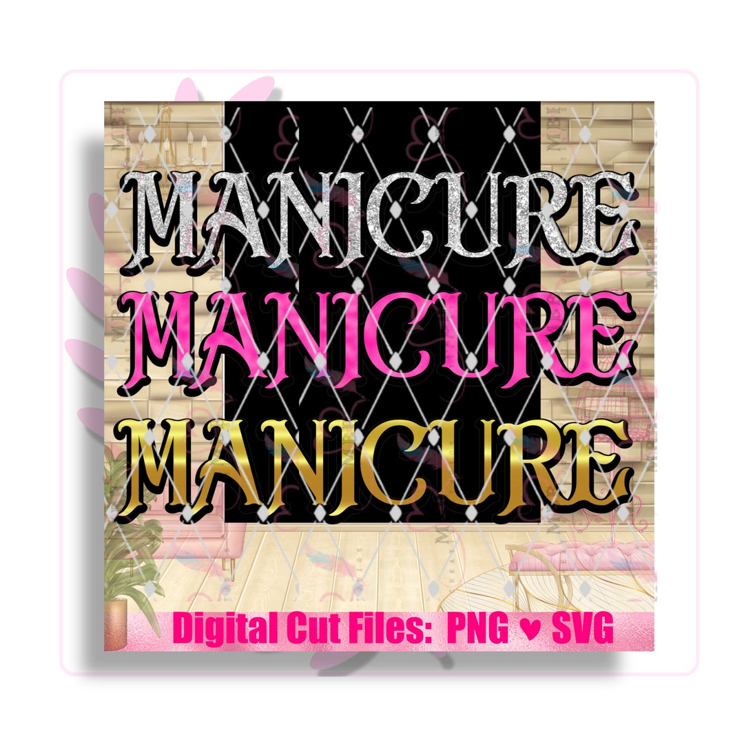 Glam Mani Social Media Glam Mani Social Media Words Glam - Etsy