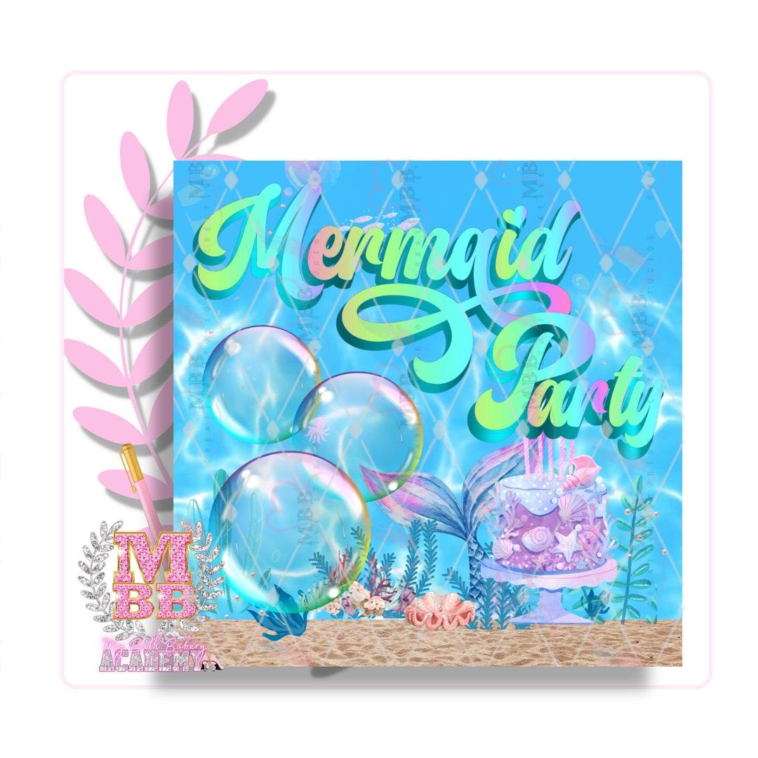 Little Mermaid Flyer, Premade Flyer, Little Mermaid, Lil Mermaid Flyer ...