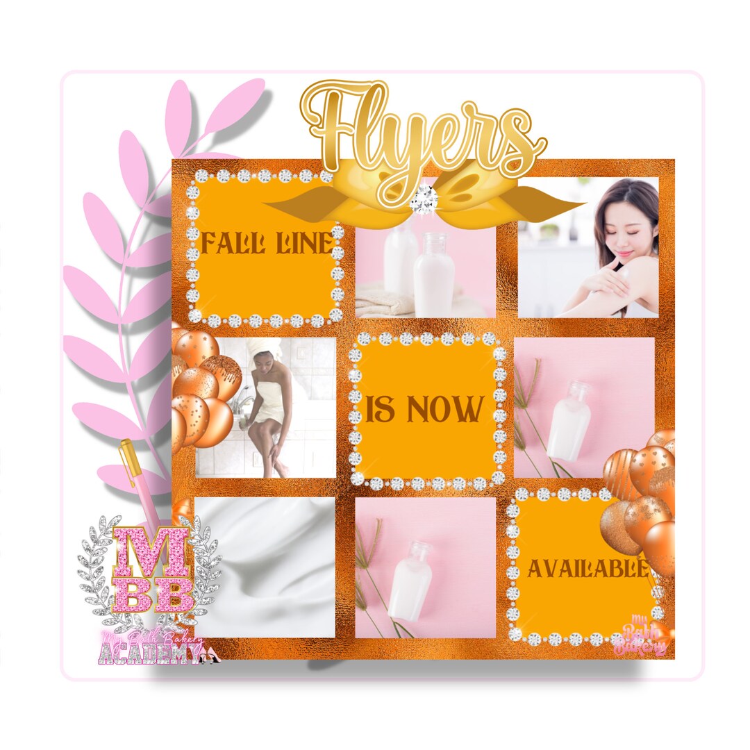 Animated Halloween Flyers, Fall Digital Flyers, Fall Sale Flyers, Bling ...