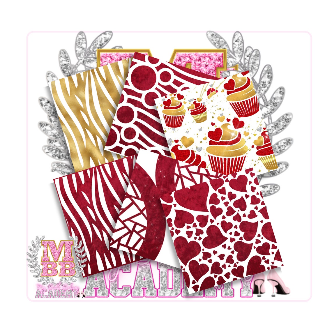 Red Velvet Paper Red Digital Paper Red Velvet Templates - Etsy