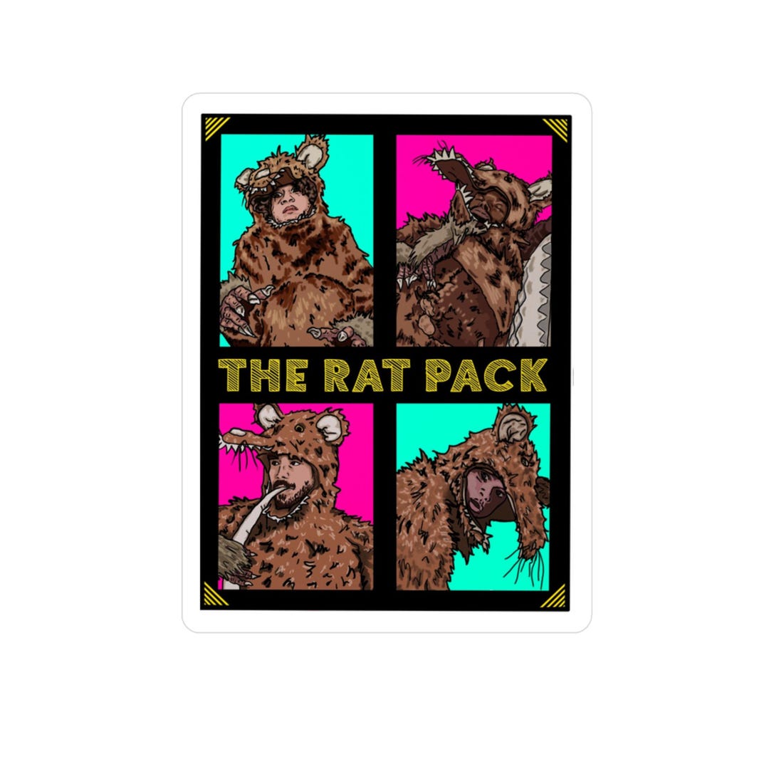 The Rat Pack - Smosh Inspired Sticker Kiss-cut Vinyl Decal | Rat ...