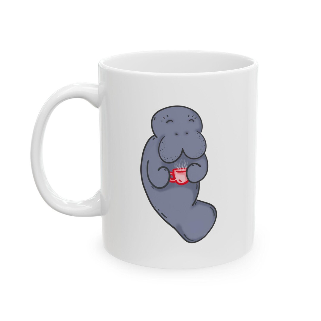 Mana-tea Ceramic Mug - Cute Design Tea Coffee, Funny Tea Cup Gift ...