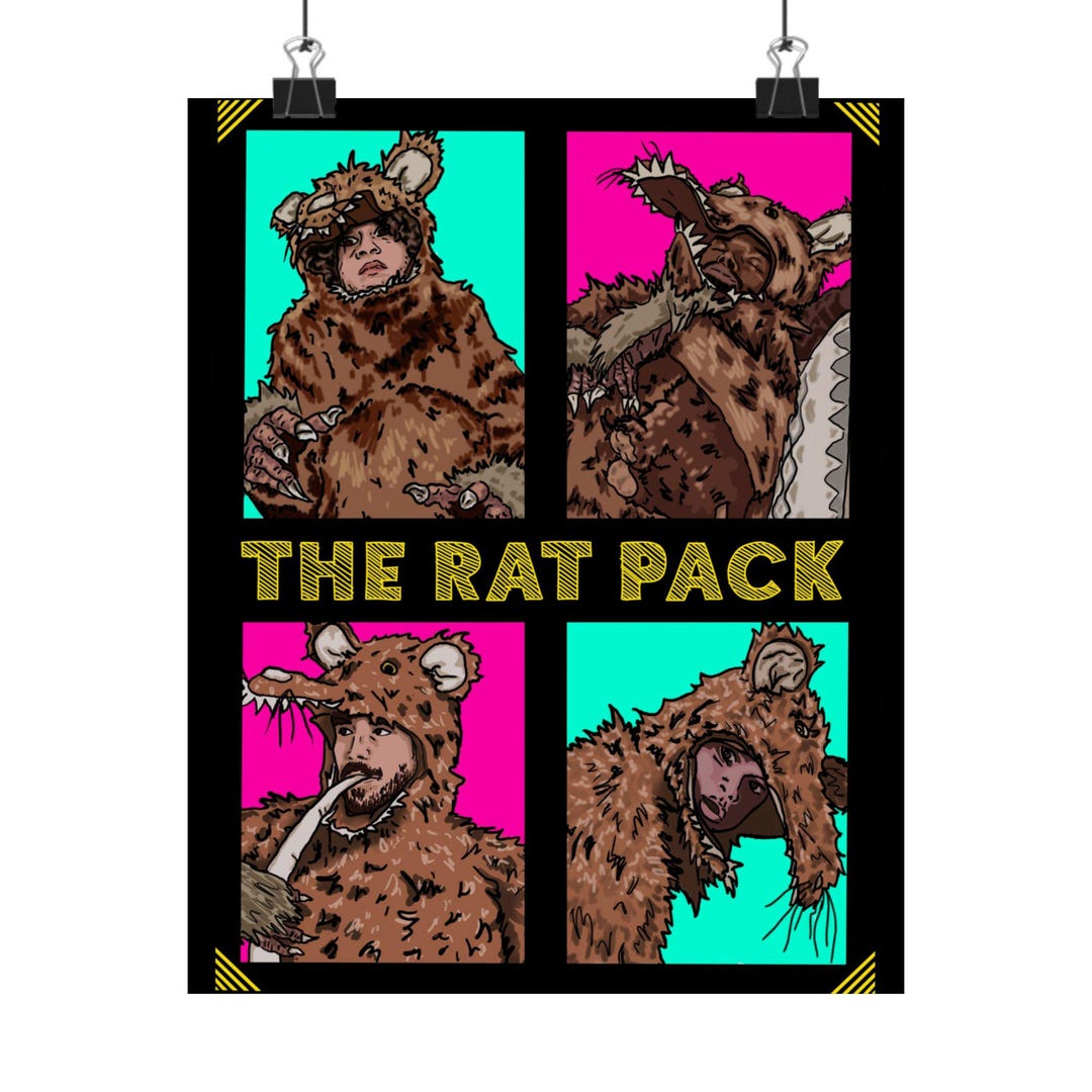 The Rat Pack Poster | Smosh Inspired Wall Art | Matte Vertical Poster ...