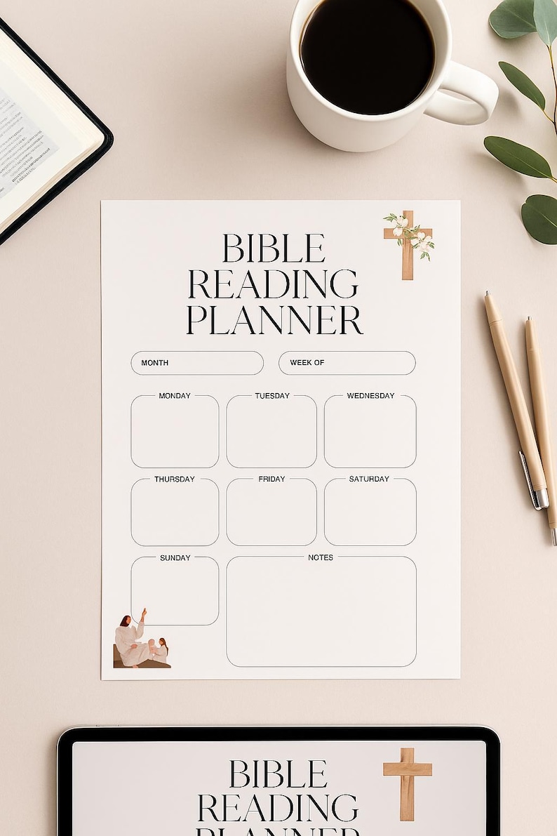 Bible Reading Planner! Daily Devotion Planner! Stay Biblically Grounded ...