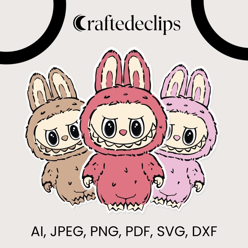 Labubu Vector - Etsy