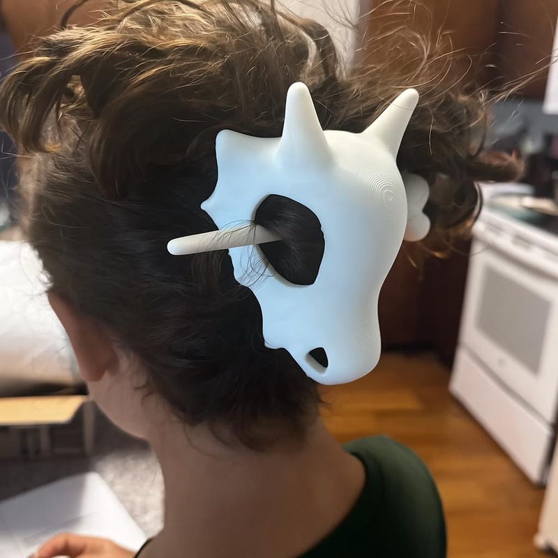 Bone Hair Clip - Etsy