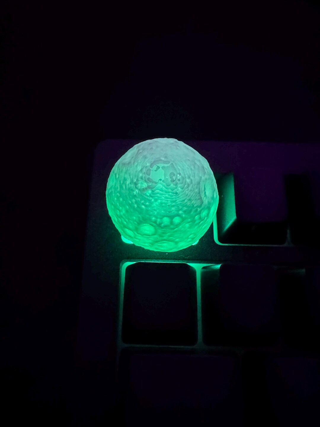 Moon Artisan Keycap – Custom Spherical Keycap for Mechanical Keyboards ...