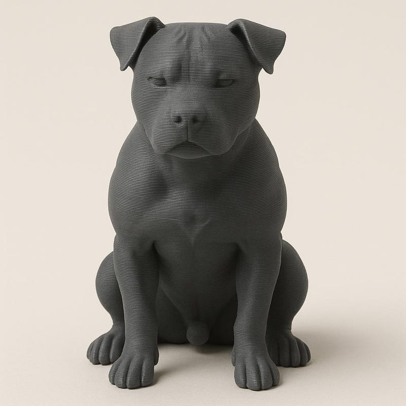 Pit Bull Sculpture - Etsy